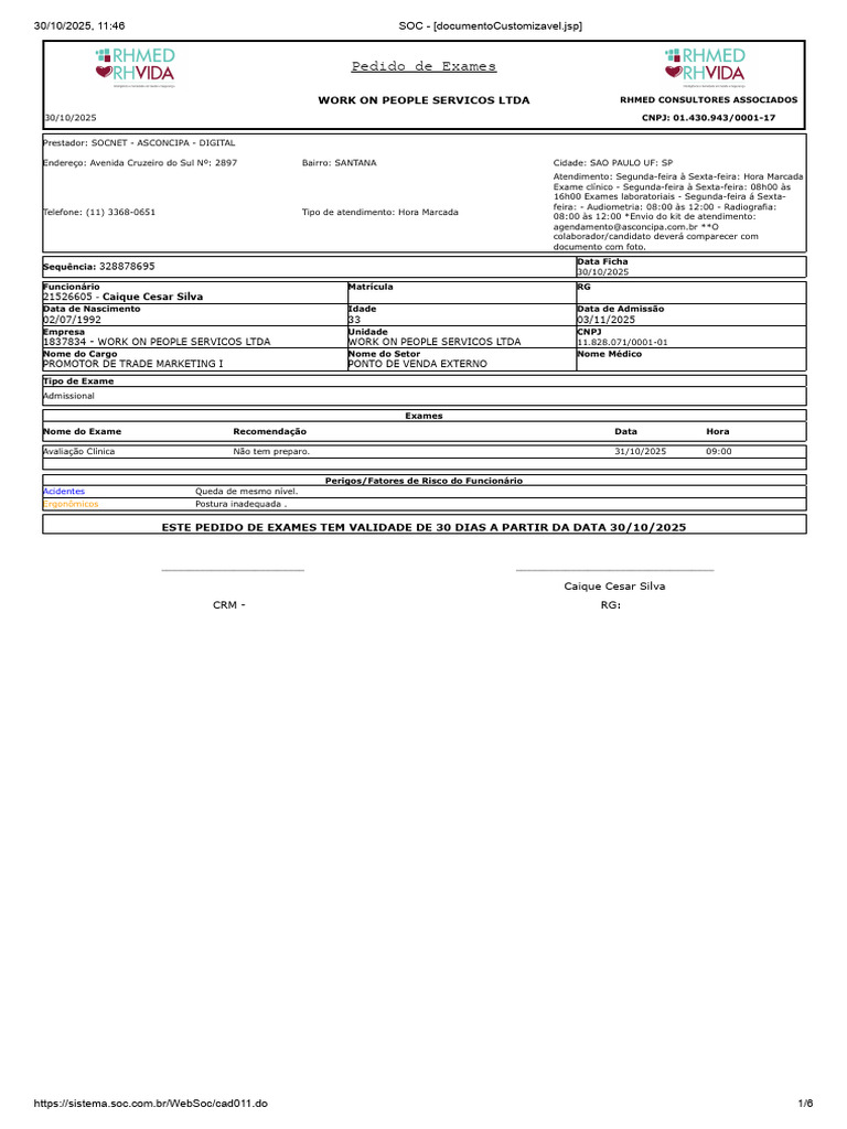 Soc - Caique | PDF | Diabetes | Doenças e distúrbios humanos