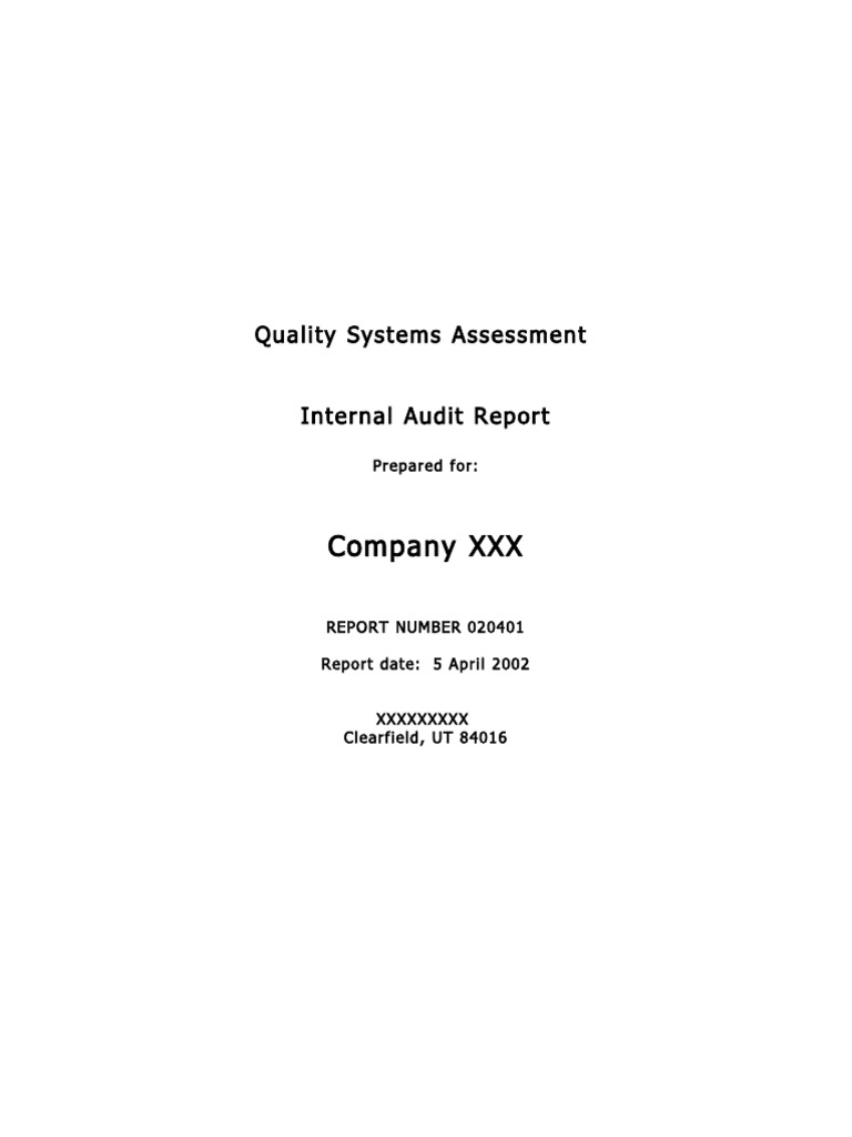 ISO 9001:2000 Internal Audit Summary | PDF | Iso 9000 | Quality ...