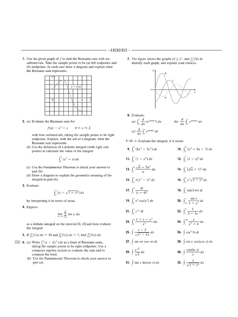 Exercises 5 Stewart Calculus | PDF
