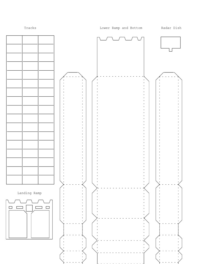 Land Raider Papercraft Assembly Guide | PDF | Foreign Language Studies ...