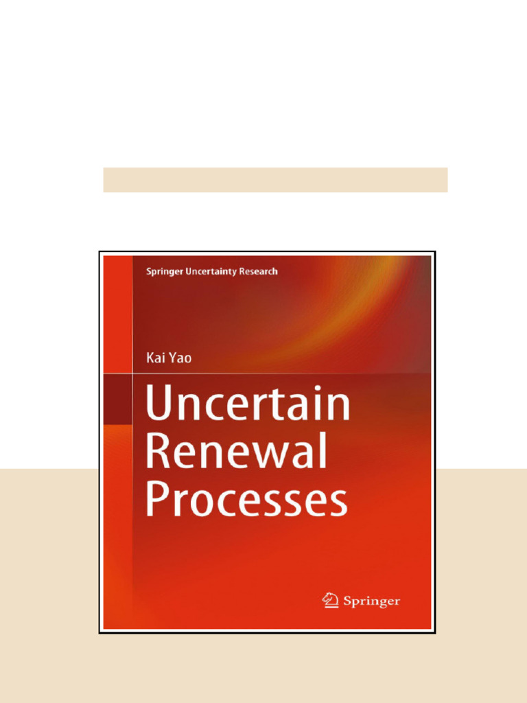 Uncertain Renewal Processes 1st Ed 2019 Kai Yao available any format ...