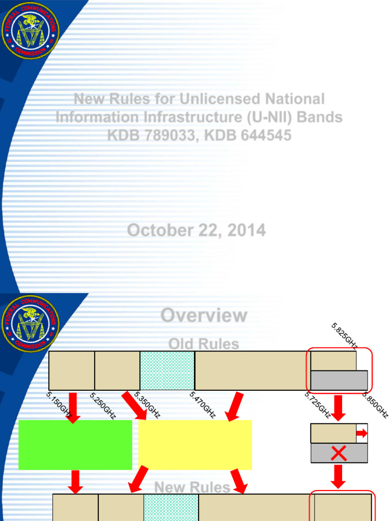 51 New Rules for UNII Bands, Oct 2014 TN | PDF | Antenna (Radio ...