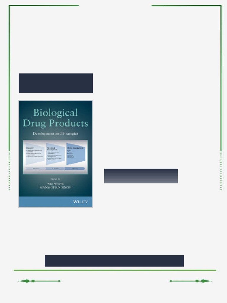 Biological Drug Products Development and Strategies Wang ebook limited ...