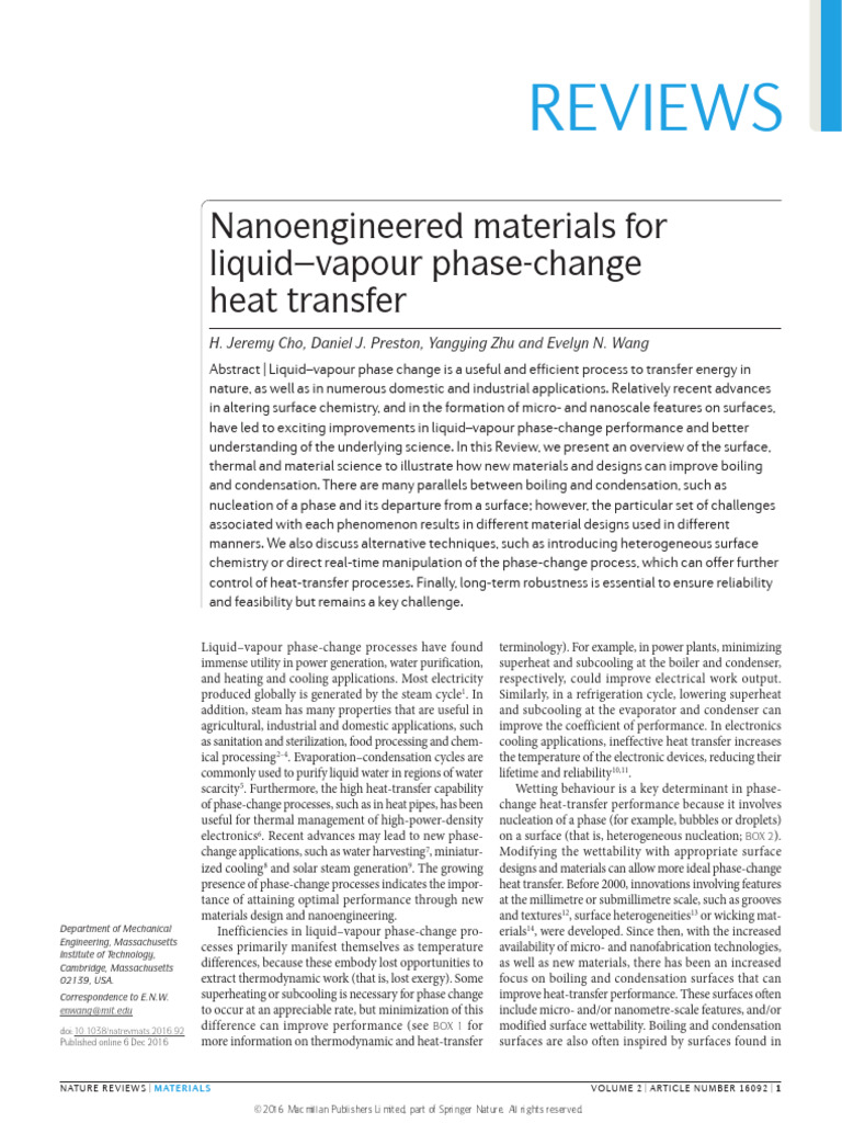 2016 NRM - Nanoengineered Materials For Liquid-Vapour Phase-Change Heat ...
