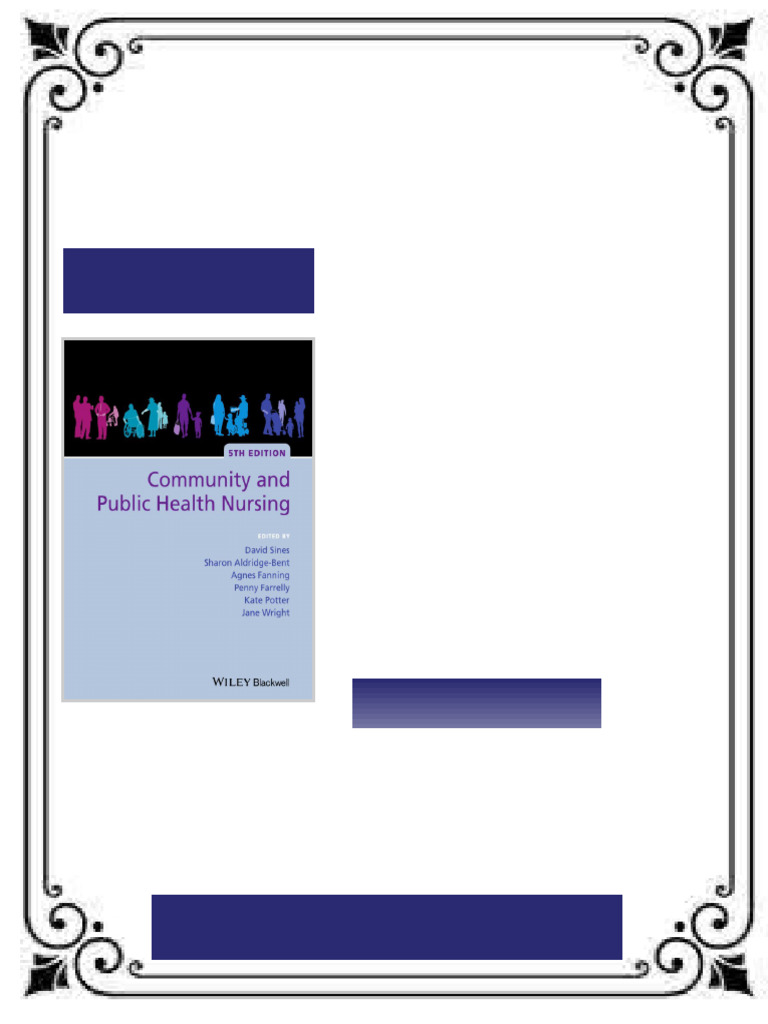 Community and Public Health Nursing 5th Edition by David Sines, Sharon ...