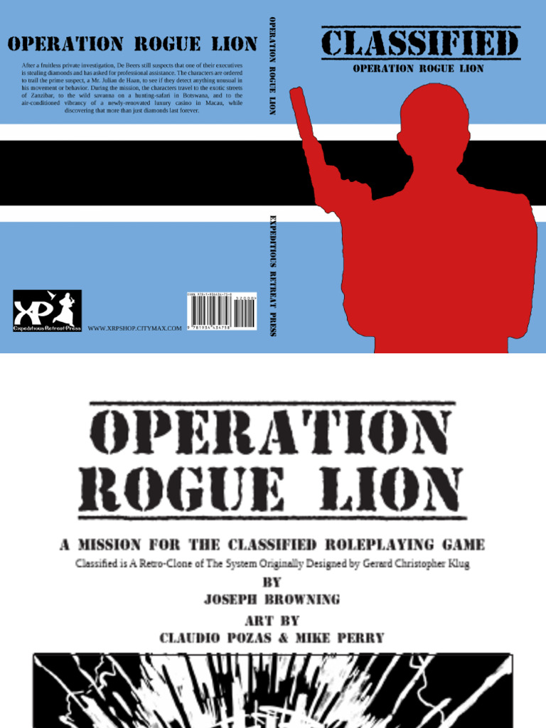 Classified - Operation Rogue Lion [OEF][2014]_Pdnhmj | PDF