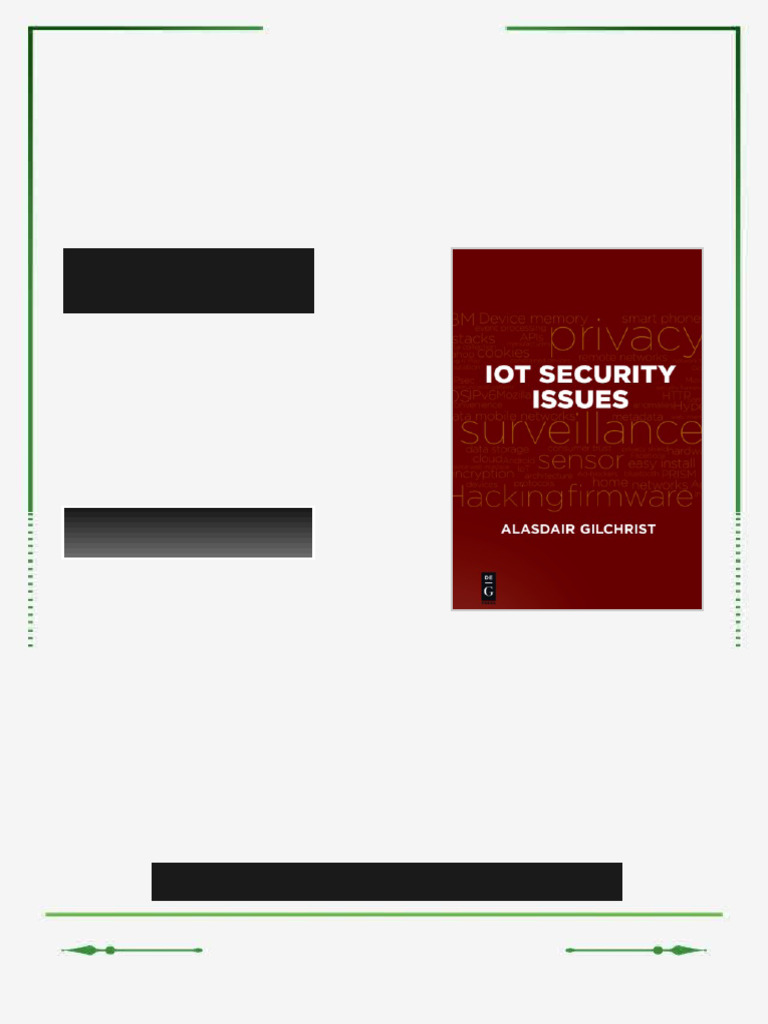 IoT security issues Gilchrist eBook clean pdf | PDF | Internet Of ...