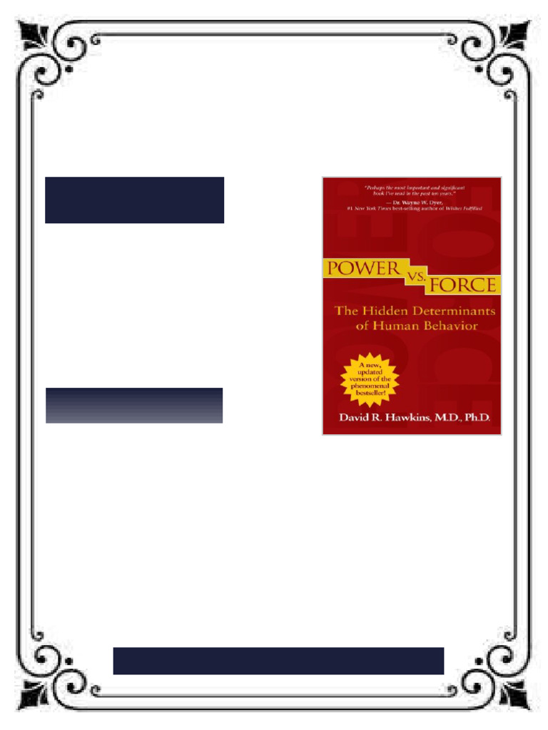 Power vs Force David R. Hawkins ebook formatted for mobile | PDF ...