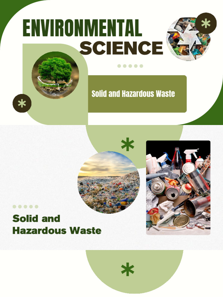 Solid and Hazardous Waste | PDF | Waste | Waste Management