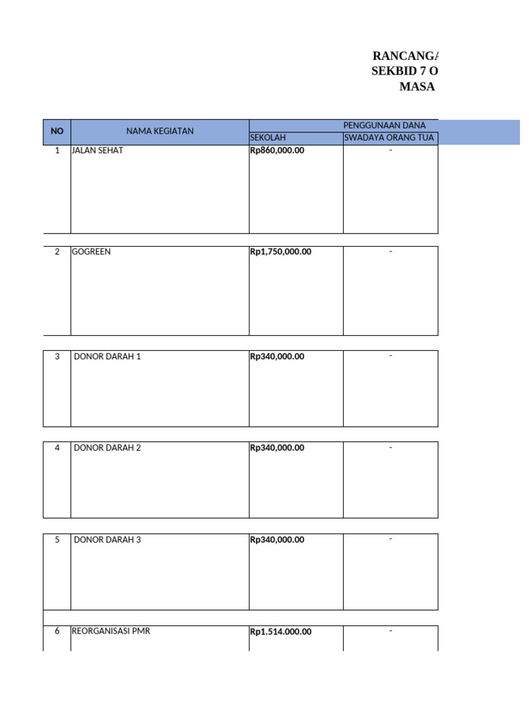 Rab Sekbid 7 Dan Ekstra PMR (Fixx) | PDF