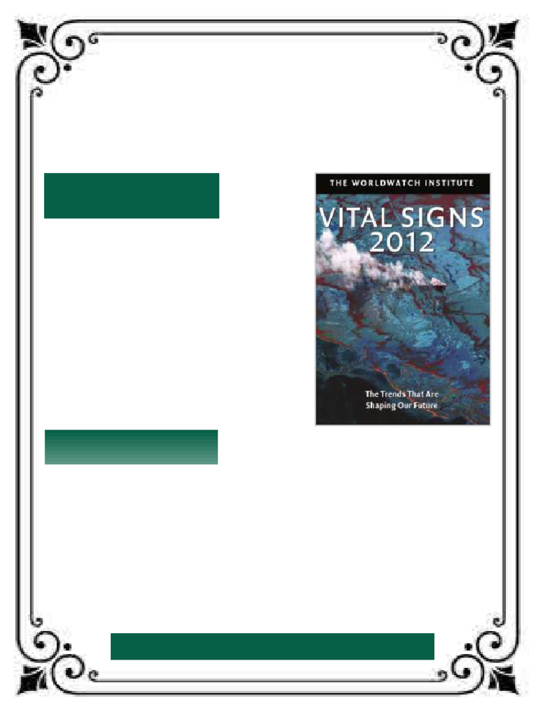 Vital Signs 2012 The Trends That Are Shaping Our Future 1st Edition The ...