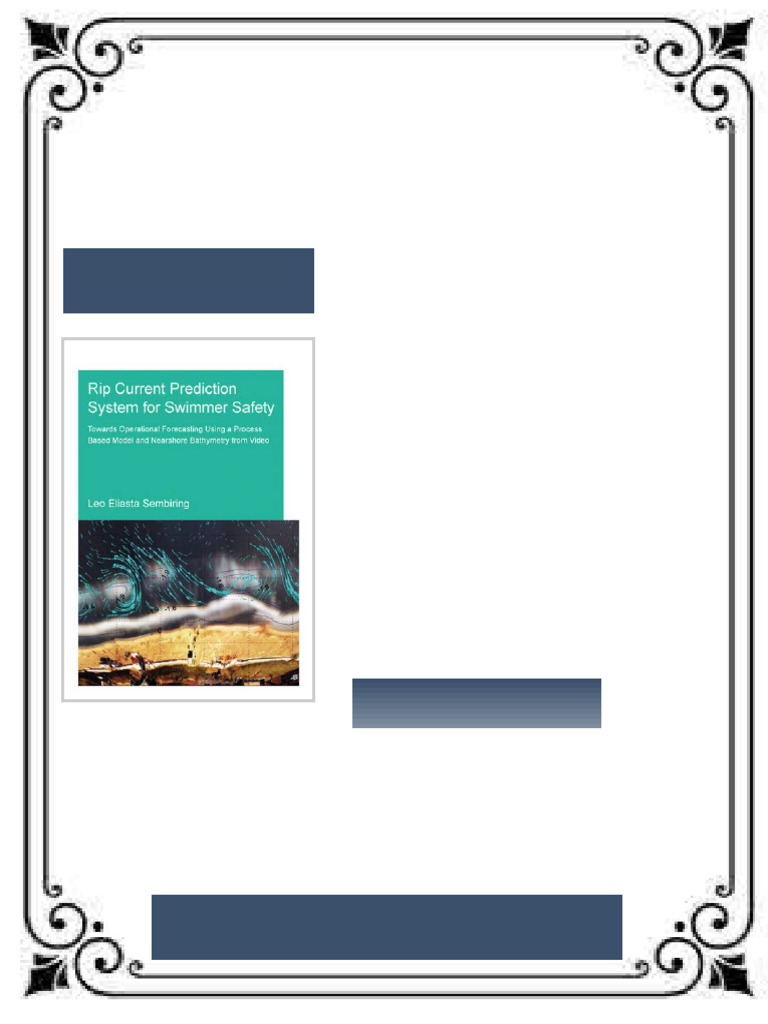Rip Current Prediction System for Swimmer Safety Towards Operational ...