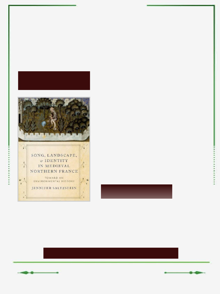 Song, Landscape, and Identity in Medieval Northern France: Toward an ...
