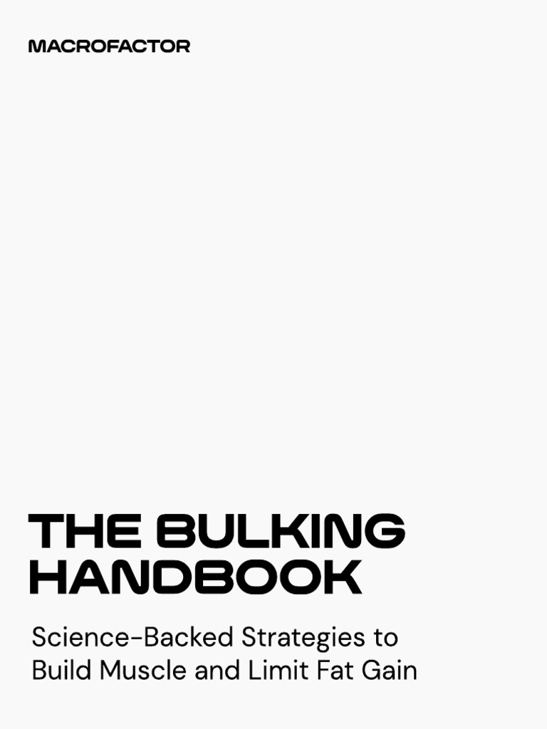 Bulking Strategies for Muscle Gain | PDF | Food Energy | Dieting