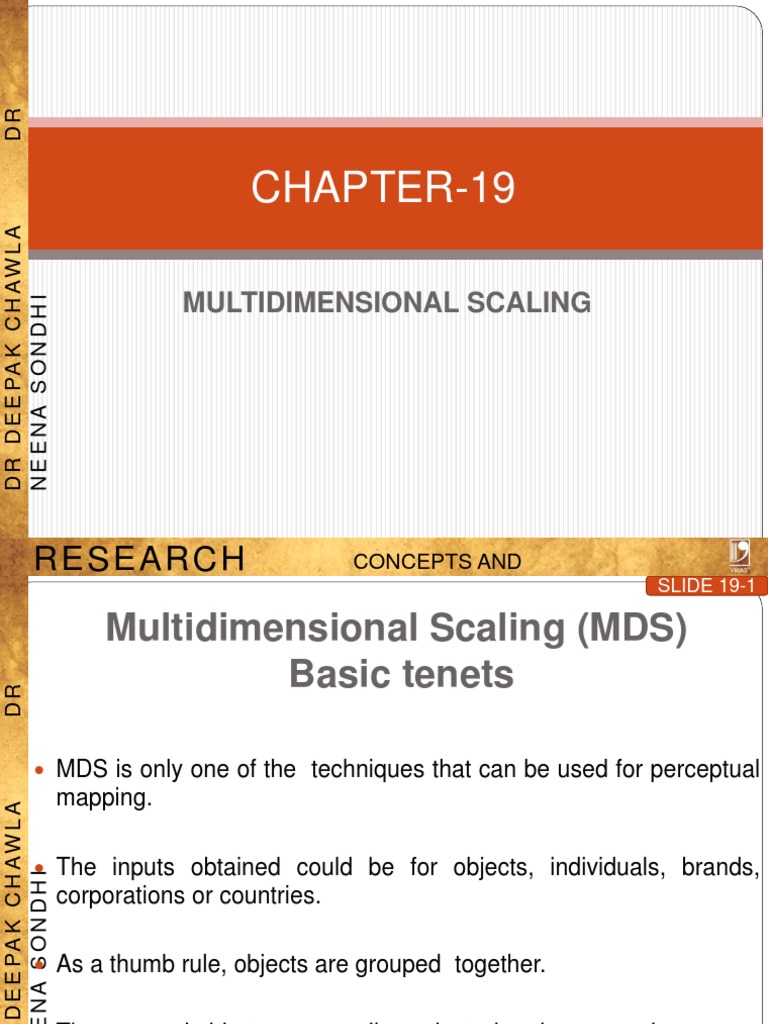 Multidimensional Scaling | Dimension | Cognitive Science