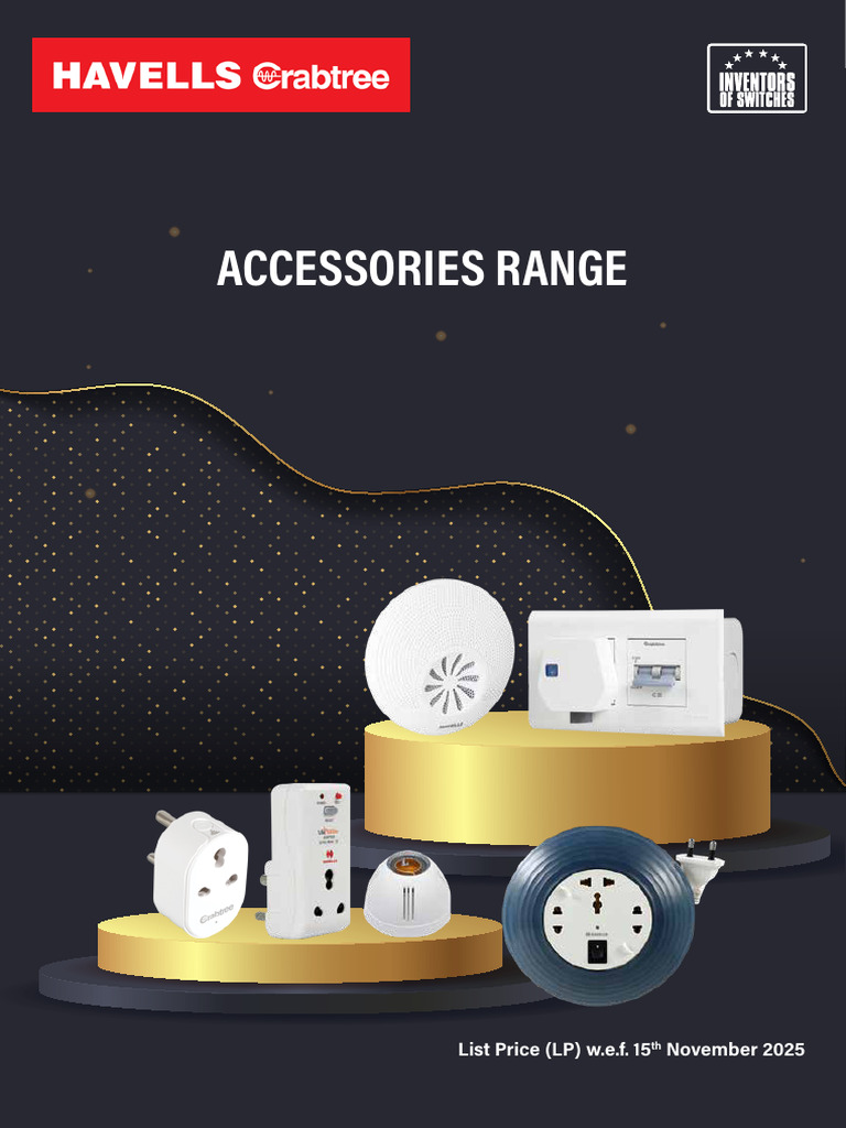 Accessories Price List November 2025 | PDF | Electrical Engineering