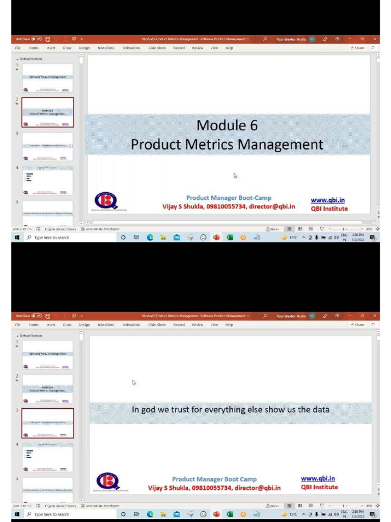 Module6-Product Metrics Management | PDF