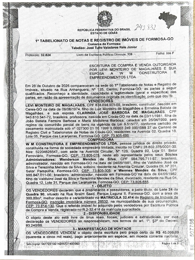 Escritura Wermes | PDF