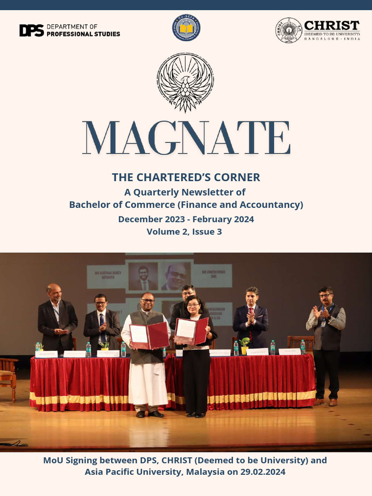 Magnate Vol 2 Issue 3_DPS_BCom(F&a)_Dec '03 to Feb '24 | PDF ...