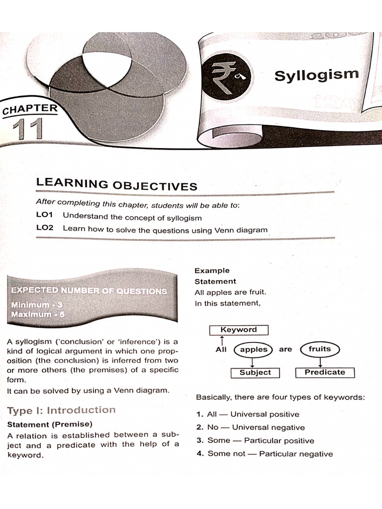 Syllogism Part 1 | PDF