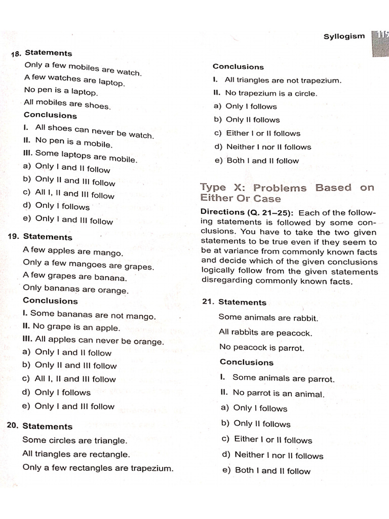 Syllogism Part 2 | PDF