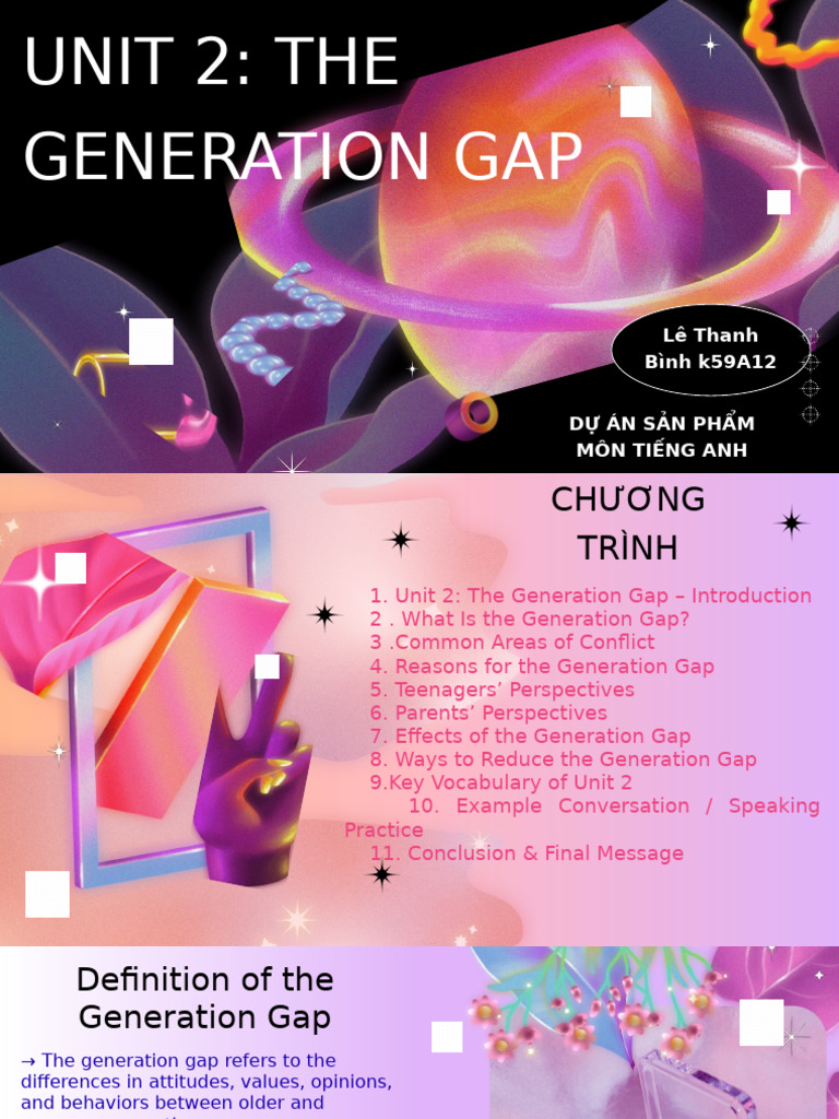 Unit 2 the Generation Gap | PDF | Adolescence | Liberal Arts Education