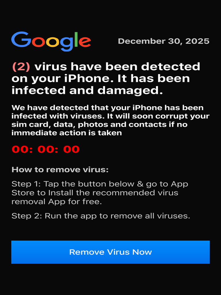 Remove iPhone Virus: Step-by-Step Guide | PDF