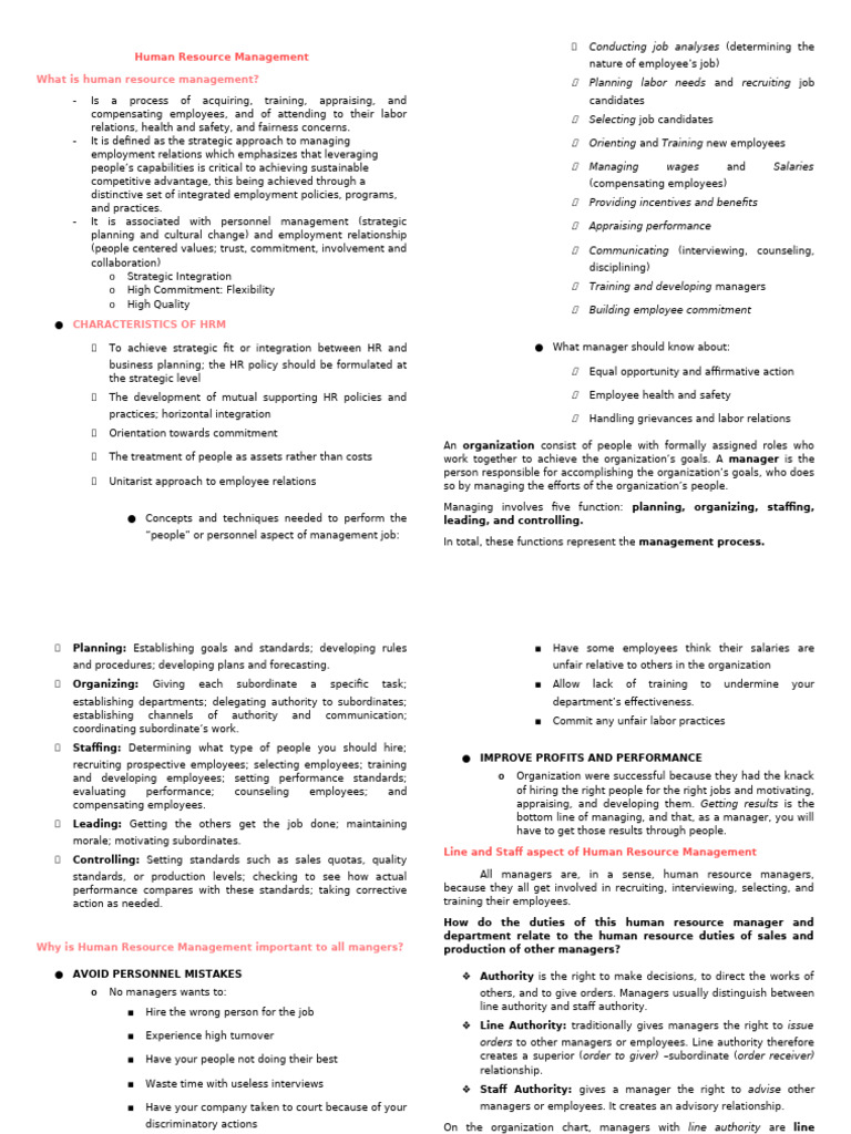 Human Resource Management | PDF | Motivation | Motivational