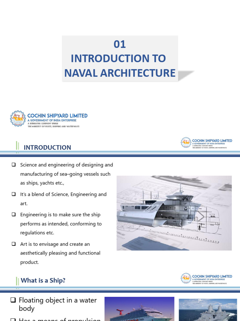 Introduction to Naval Architecture Basics | PDF | Shipping | Water ...
