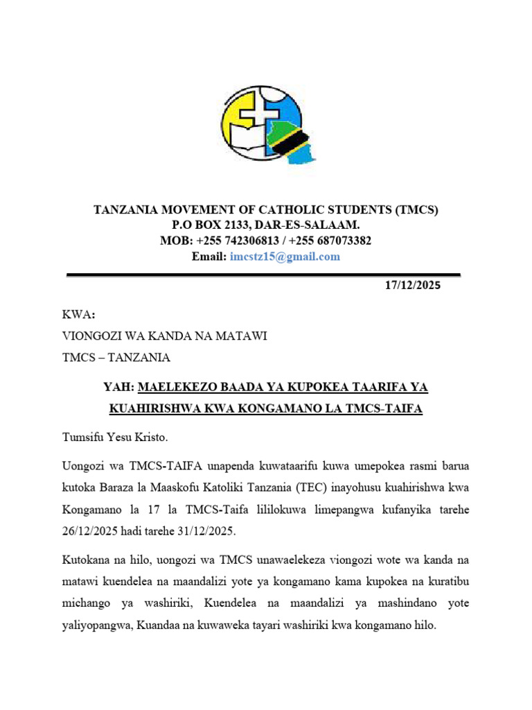 TMCS Taifa 2 | PDF