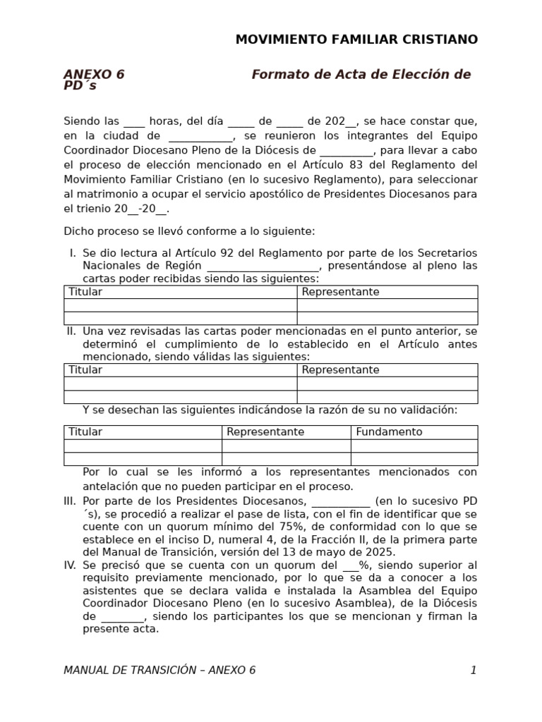 A6-Manual de Transici N 2025 | PDF | Gobierno