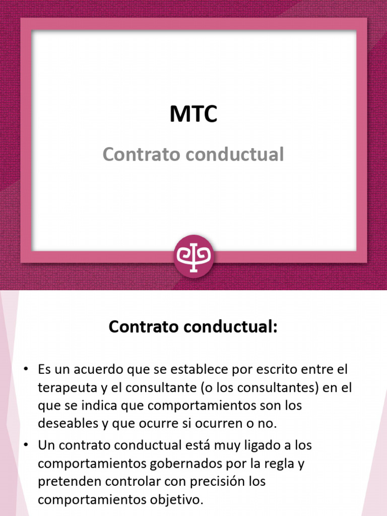 Contrato Conductual - José Martínez | PDF | Comportamiento | Sicología