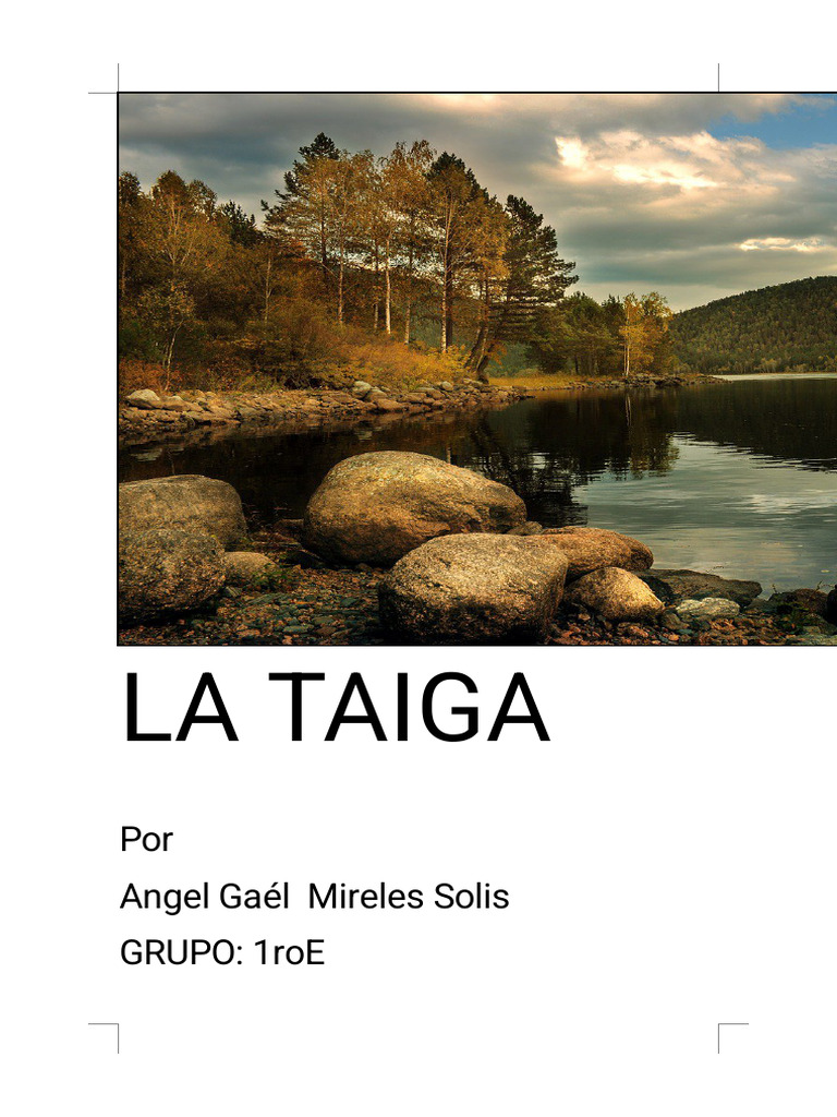 Características y Biodiversidad de la Taiga | PDF | Biogeografia ...