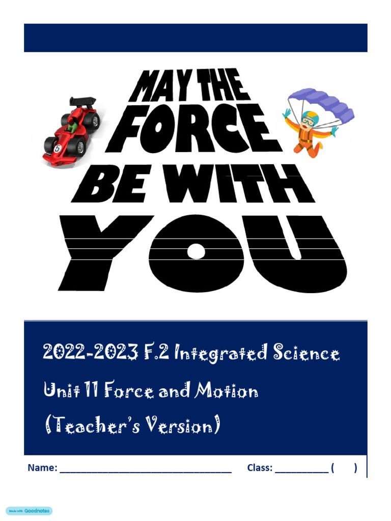Integrated Science: Force and Motion Unit | PDF | Force | Weight