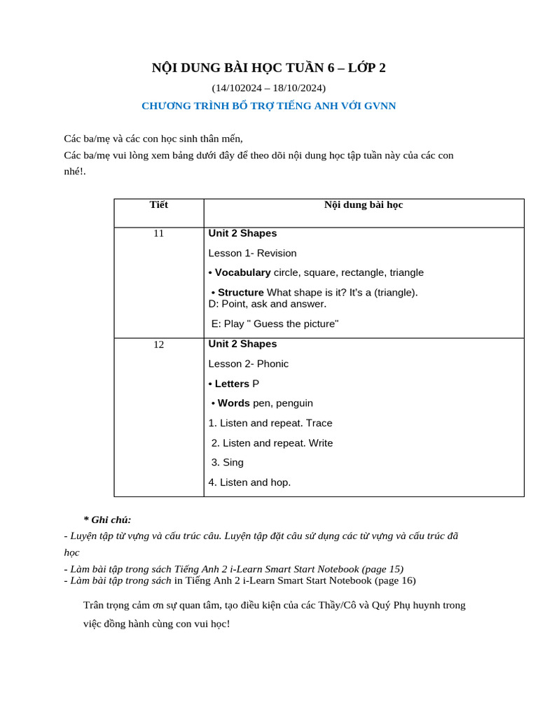 Grade 2 Week 6 | PDF