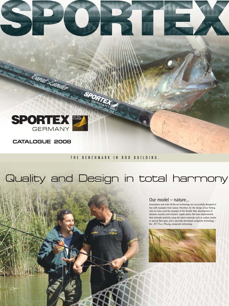 SPORTEX Catalogue 2008 | PDF | Fishing Rod | Angling