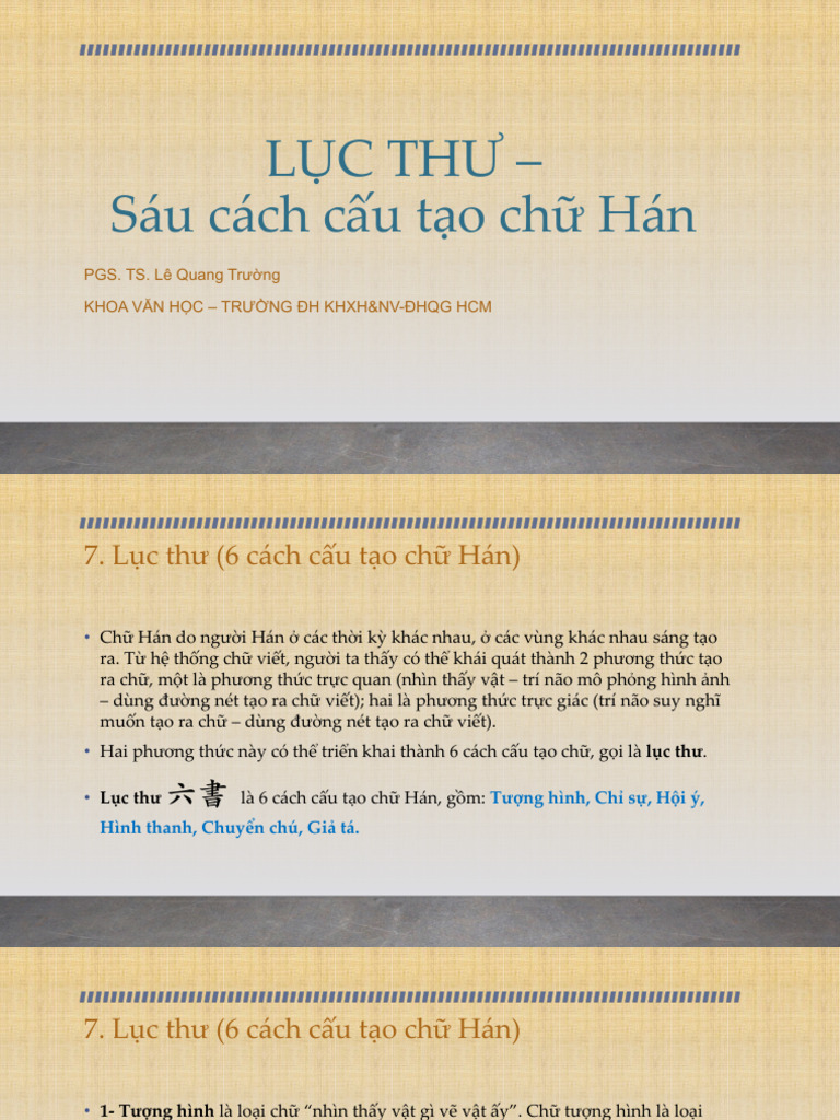 07-Luc Thu - Cau Tao Chu Han | PDF