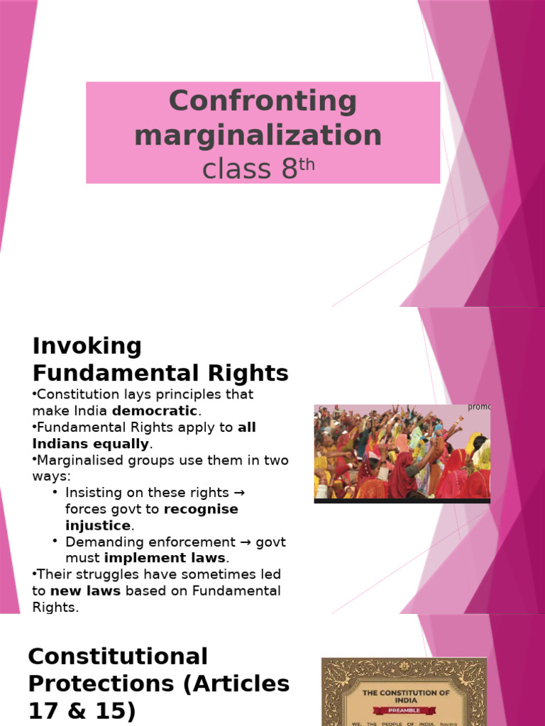 Fundamental Rights for Marginalized Groups | PDF | Dalit | Social Exclusion