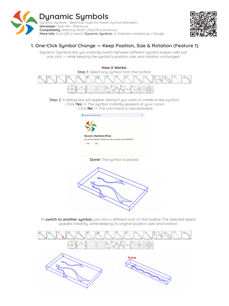 Dynamic Symbols: Instant Symbol Changes | PDF | Sketch Up | Operating ...