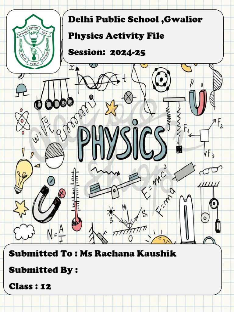 Activity File 2024-25 | PDF | Resistor | Electrical Engineering