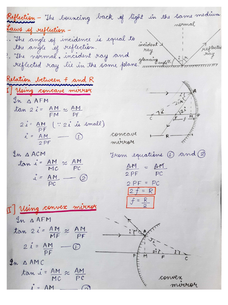 Ray Optics and Optical Instruments | PDF