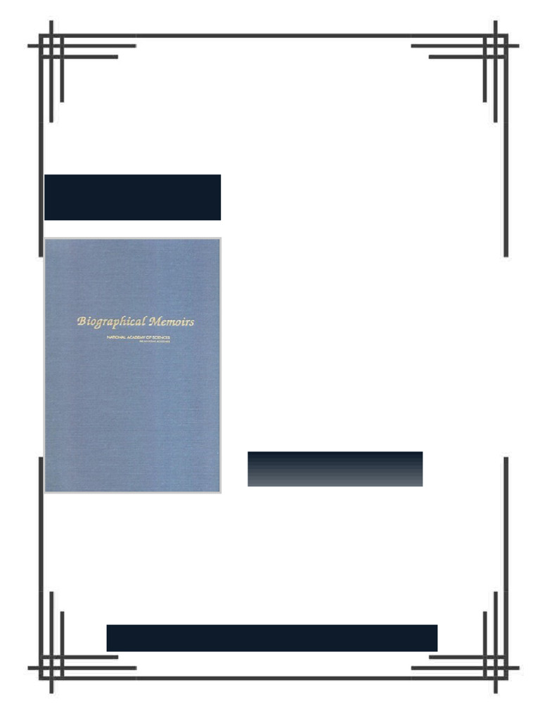 Biographical Memoirs V 84 Biographical Memoirs A Series 1st Edition ...