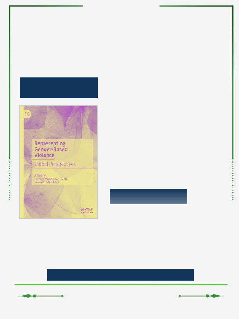 Representing Gender-Based Violence: Global Perspectives Caroline ...