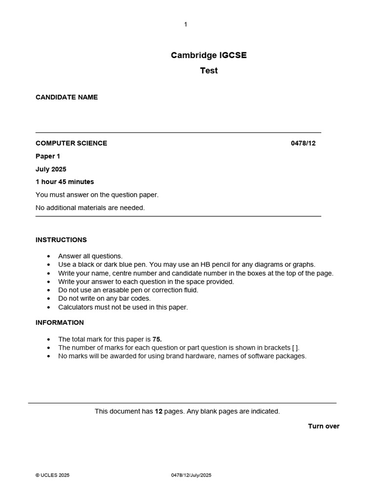 CS Practice Questions (Legacy) | PDF | Computer Data Storage | Central ...