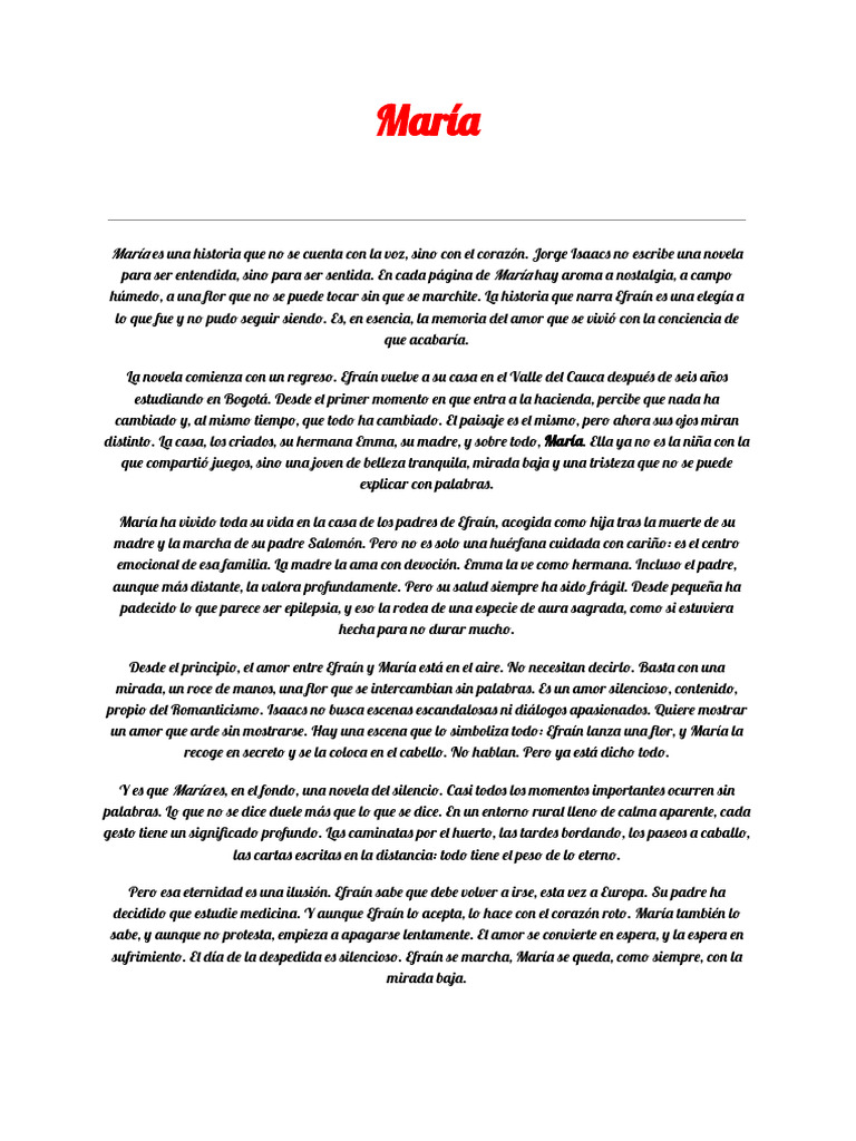 "María: Amor Silencioso y Nostalgia" | PDF | Amor | María, madre de Jesús