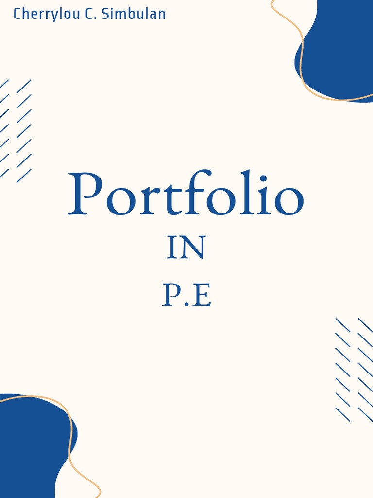 Blue Cream Minimalist Geometric Portfolio Cover Page A4 - 20250925 ...
