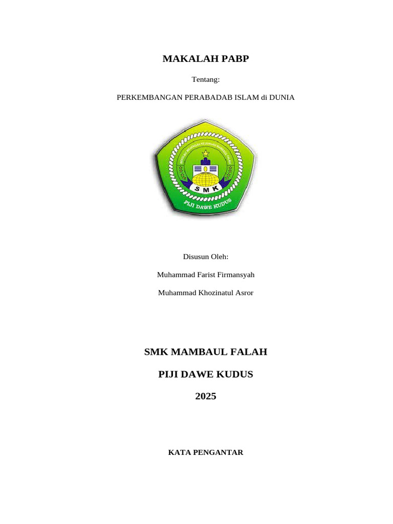 Perkembangan Peradaban Islam Global | PDF