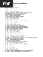 Electrical Abbreviations and Full Forms | PDF | International ...