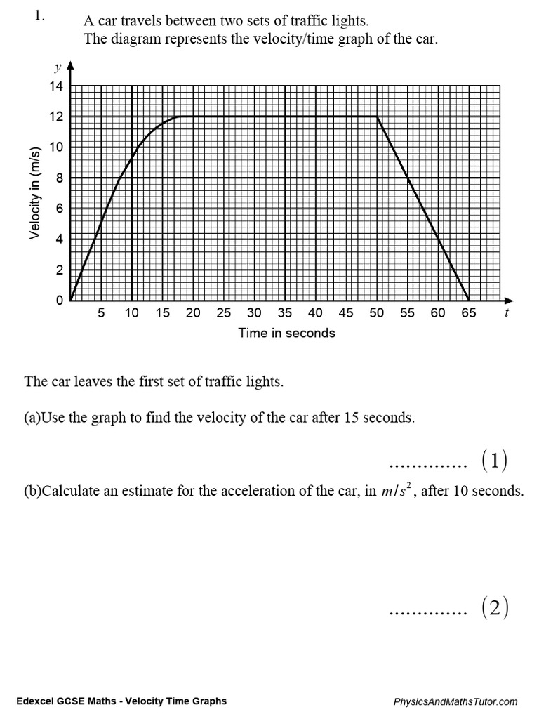 Velocity-Time Graphs Analysis Guide | PDF | Acceleration | Velocity