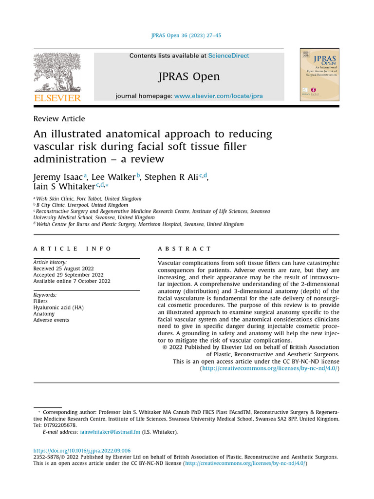 Illustrated Anatomical Approach To Reducing Vascular Risk | PDF | Human ...